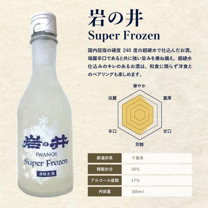 [凍眠生酒] 岩の井 Super Frozen 300ml 凍結酒 しぼりたて 冷凍 日本酒 生酒 冷凍酒 珍しい : TOMIN SAKE ...