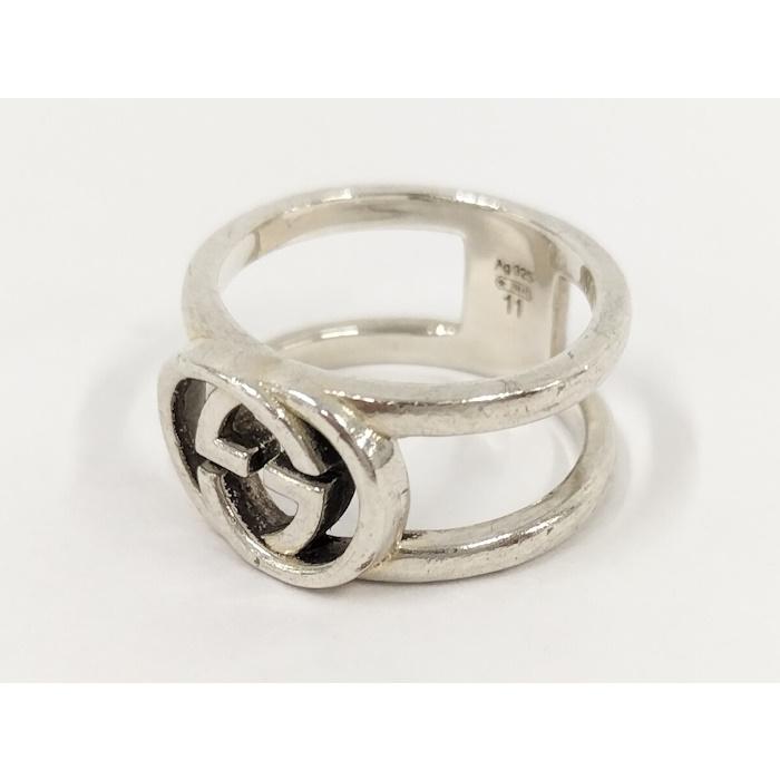 【中古】GUCCI リング インターロッキングG SV925 シルバー : 2000092253000001 : JJコレクション ヤフー店 - 通販 - Yahoo!ショッピング