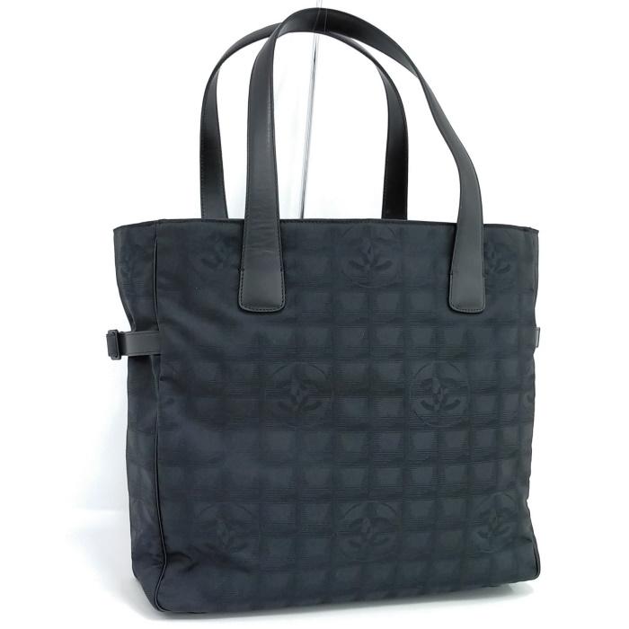 CHANEL 【中古】CHANEL ニュートラベルライントートGM ショルダーバッグ ナイロン ブラック A15825 : JJコレクション ヤフー店 - 通販 - Yahoo!ショッピング