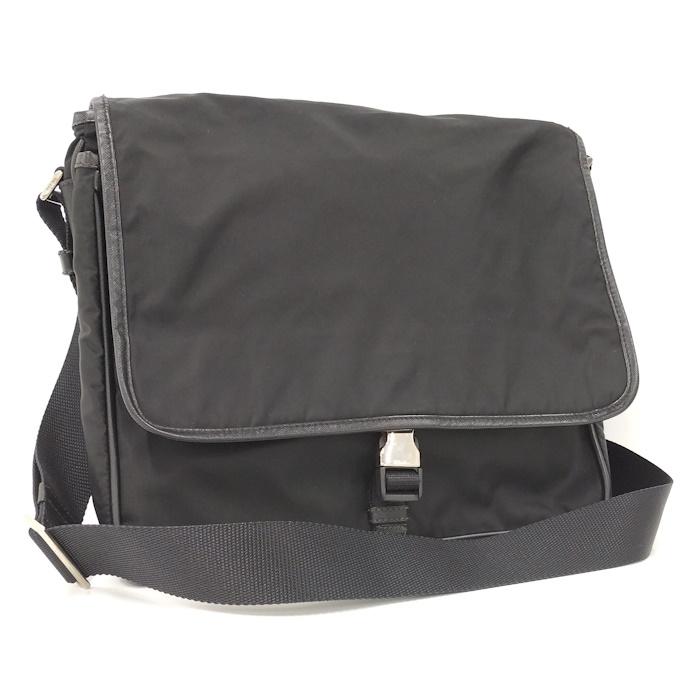 PRADA ショルダーバッグ ナイロン ブラック V166 : 2000231257700314 : JJコレクション ヤフー店 - 通販 - Yahoo!ショッピング