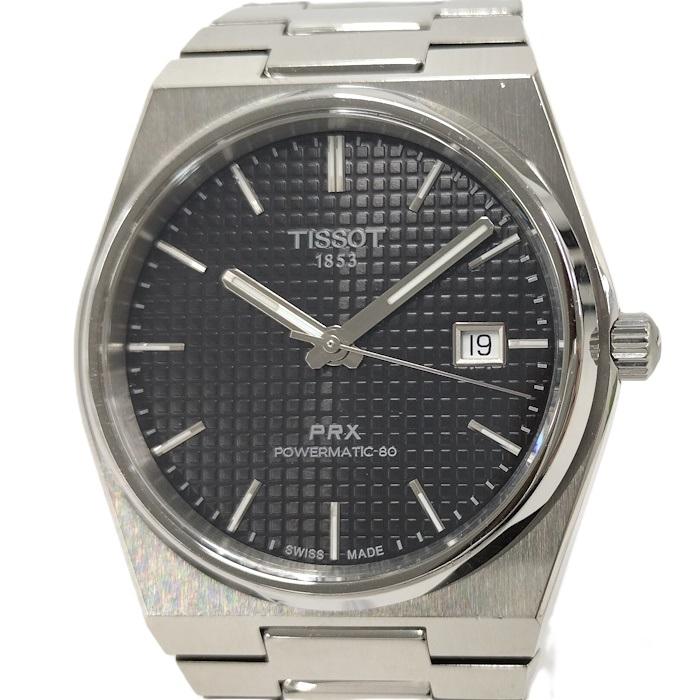 TISSOT メンズ 腕時計 PRX パワーマティック80 自動巻 SS ブラック文字盤 T137407A : JJコレクション ヤフー店 ...