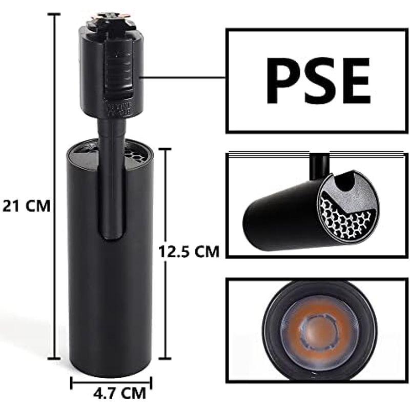 ダクトレールライト ライティングレール用スポットライト ledスポットライト消費電力10W 暖かい光3000K LED搭載 大光量1100l : 20240113173554-02068 ...