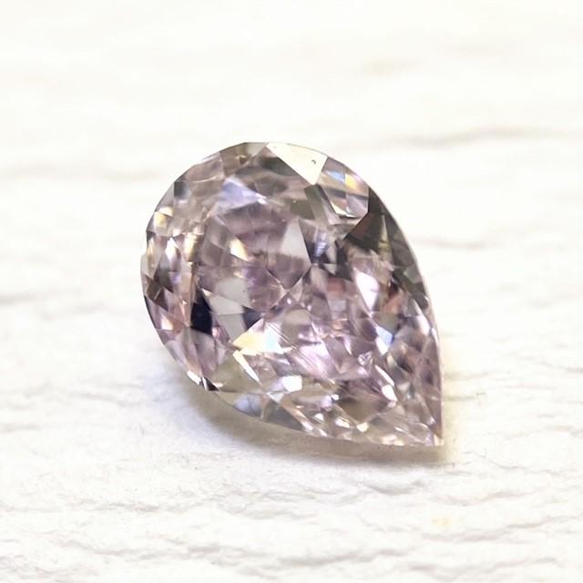 0.31ct FANCY LIGHT PURPLISH PINK SI1 ペアシェイプ GIA ピンクダイヤモンドルース :c-031:JKダイヤ - 通販 - Yahoo!ショッピング