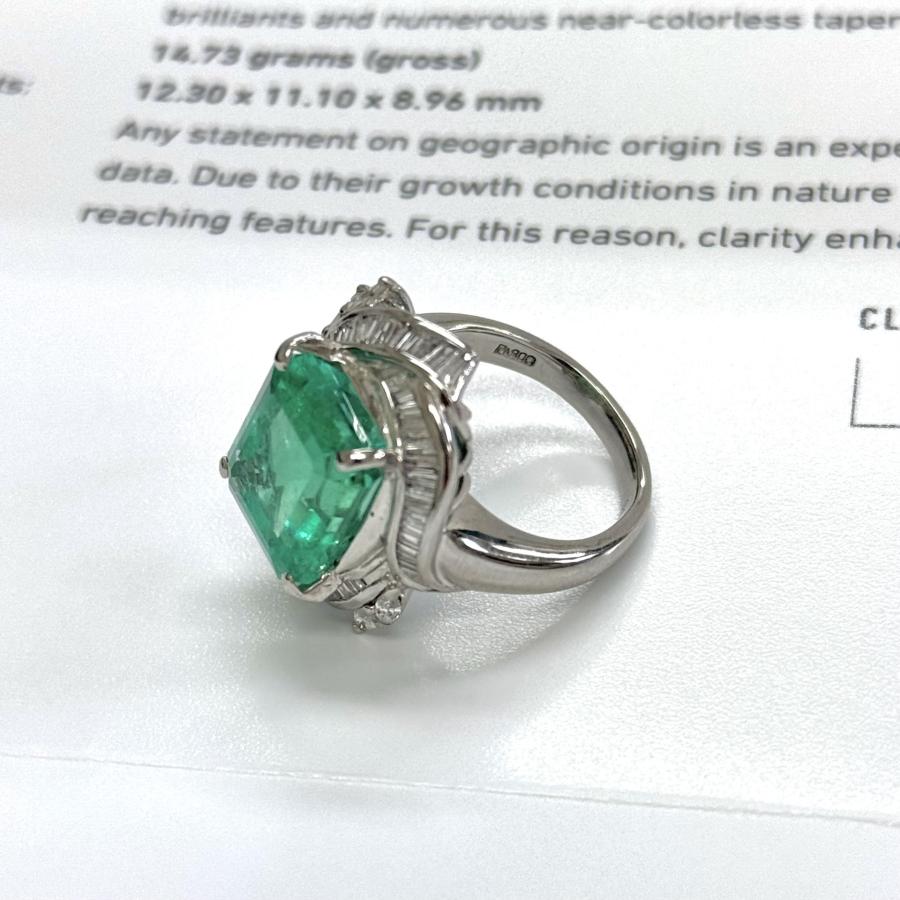 エメラルド 8.43ct コロンビア ダイヤモンド(F2)&ダイヤモンド 1.06ct PT900 GIA リング : j-843 : JKダイヤ - 通販 - Yahoo!ショッピング