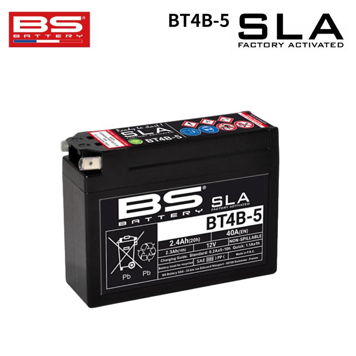 BSバッテリー BT4B-5 BS BATTERY SLA バイク バッテリー メンテナンス用品 : バイク用品の車楽 - 通販 - Yahoo!ショッピング