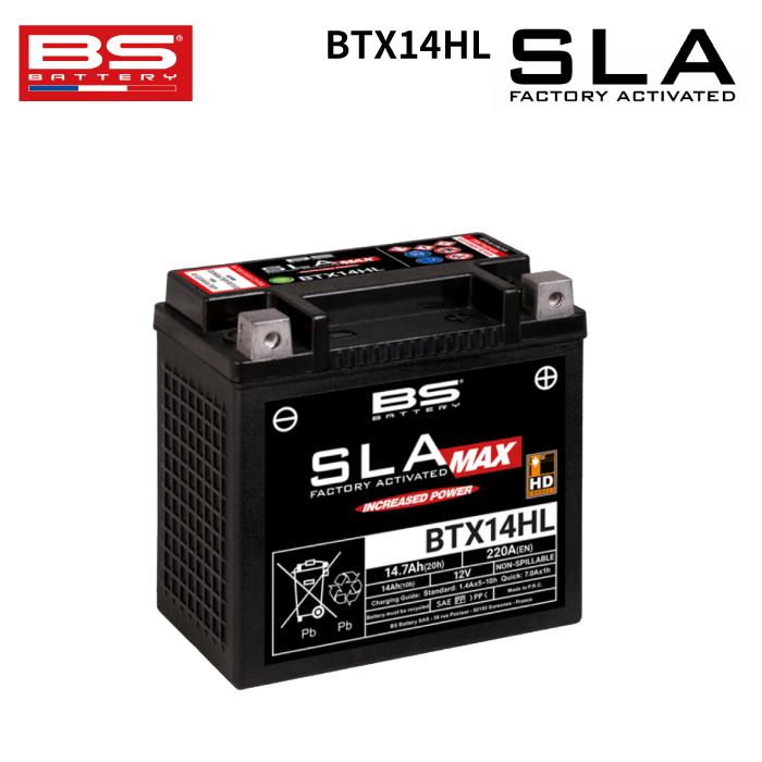 BSバッテリー BTX14HL BS BATTERY SLA MAX バイク バッテリー メンテナンス用品 : バイク用品の車楽 - 通販 - Yahoo!ショッピング