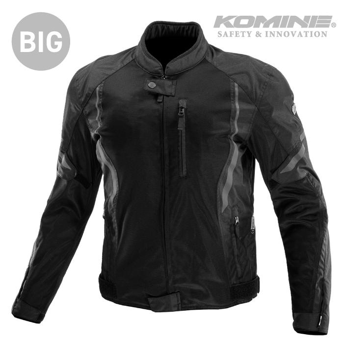 コミネ メッシュジャケット JK-1463 大きいサイズ 5XLB・6XLB プロテクトハーフメッシュジャケット KOMINE 07-1463 バイク CE規格パッド付 : バイク用品の車楽 ...