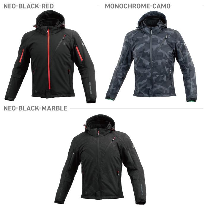 コミネ ジャケット JK-5792 プロテクトソフトシェルウィンターパーカ-IFU KOMINE 07-5792 バイク 防寒 CE規格パッド付 秋冬 : jk-5792 : バイク用品の車楽 ...