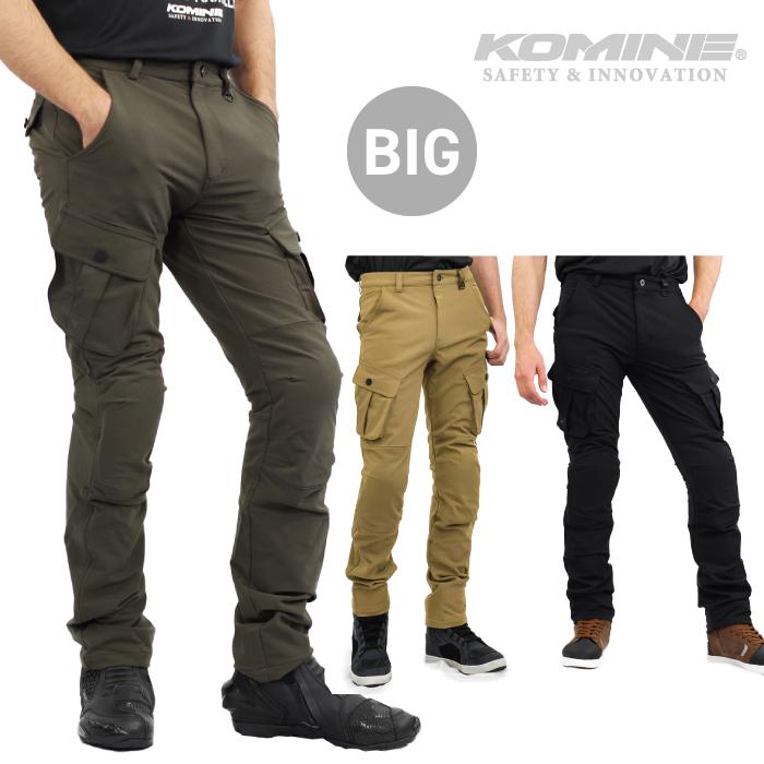 コミネ バイクパンツ PK-748 大きいサイズ 4XLB・5XLB クールドライカーゴパンツ KOMINE 07-748 バイク CE規格パッド付 春夏 : pk-748b : バイク用品の ...
