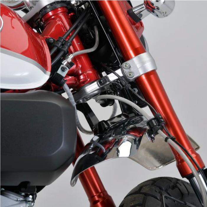 直送品 スウェッジラインプロ フロントホースキット ホンダ モンキー125 ABS (18-23) ステンレスブラック/クリアホース ...