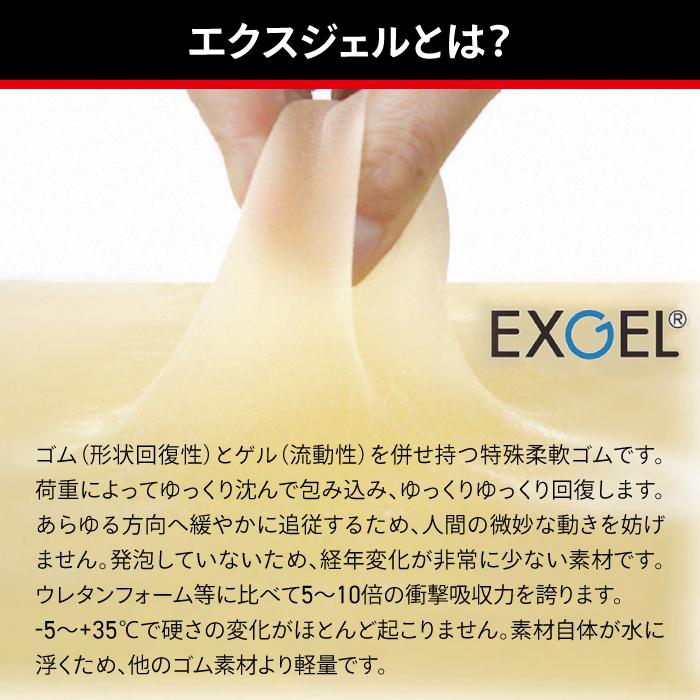エフェックス ゲルザブR エクスジェル スタンダードタイプ 体圧分散 汎用 ユニバーサル 巻くタイプ EFFEX GEL-ZAB R EHZ3136 シートカバー バイク ツーリング ...