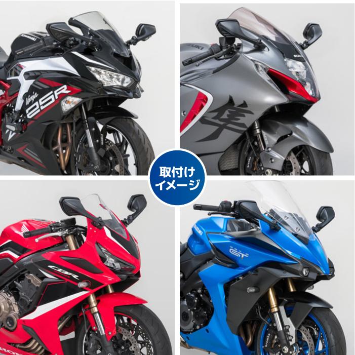 タナックス ナポレオン NC-005L 左側用 カウリングミラーリブラ3R TANAX NAPOLEON バイクミラー :TANAX-NC ...
