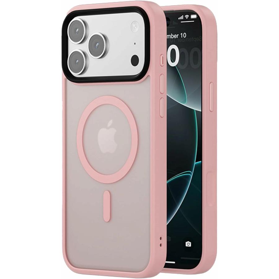 iPhone 17 ケース 耐衝撃 おしゃれ MagSafe対応 マット加工 iphone17 カバー シンプル 衝撃吸収 iphoneケース スマホケース iphone tpu : JMEI ...