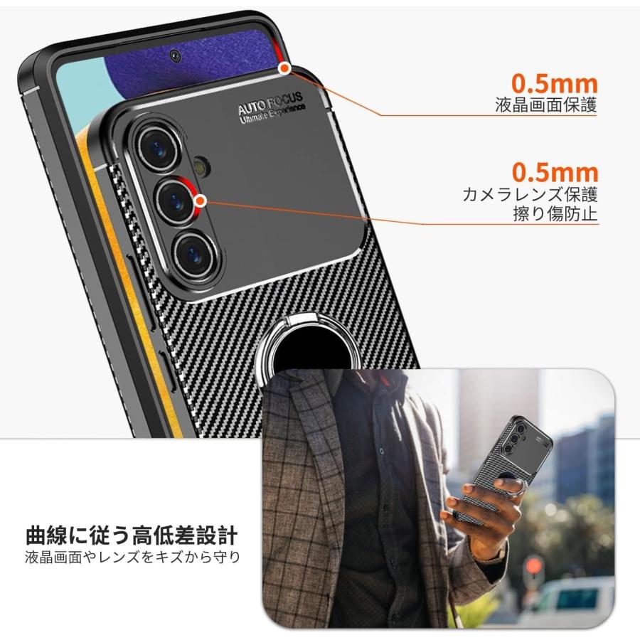 Galaxy A55 リング付き 耐衝撃 TPU スタンド機能 耐衝撃 SC-53E サムスン ギャラクシー :A55-21:JMEI - 通販 - Yahoo!ショッピング