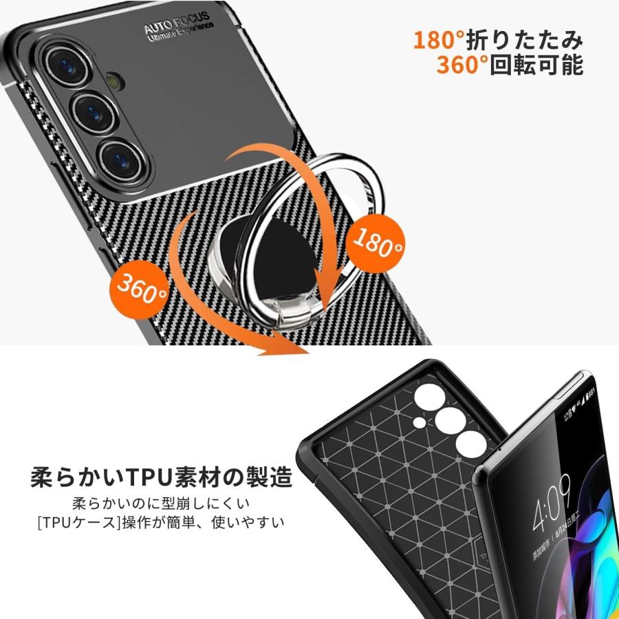 Galaxy A55 リング付き 耐衝撃 TPU スタンド機能 耐衝撃 SC-53E サムスン ギャラクシー :A55-21:JMEI - 通販 - Yahoo!ショッピング