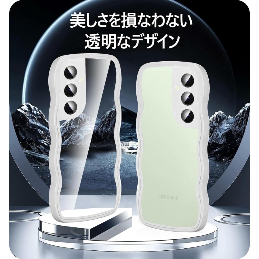 Galaxy A55 TPU バンパー 背面クリア うねうね ア SC-53E サムスン ギャラクシー : a55-36 : JMEI - 通販 - Yahoo!ショッピング