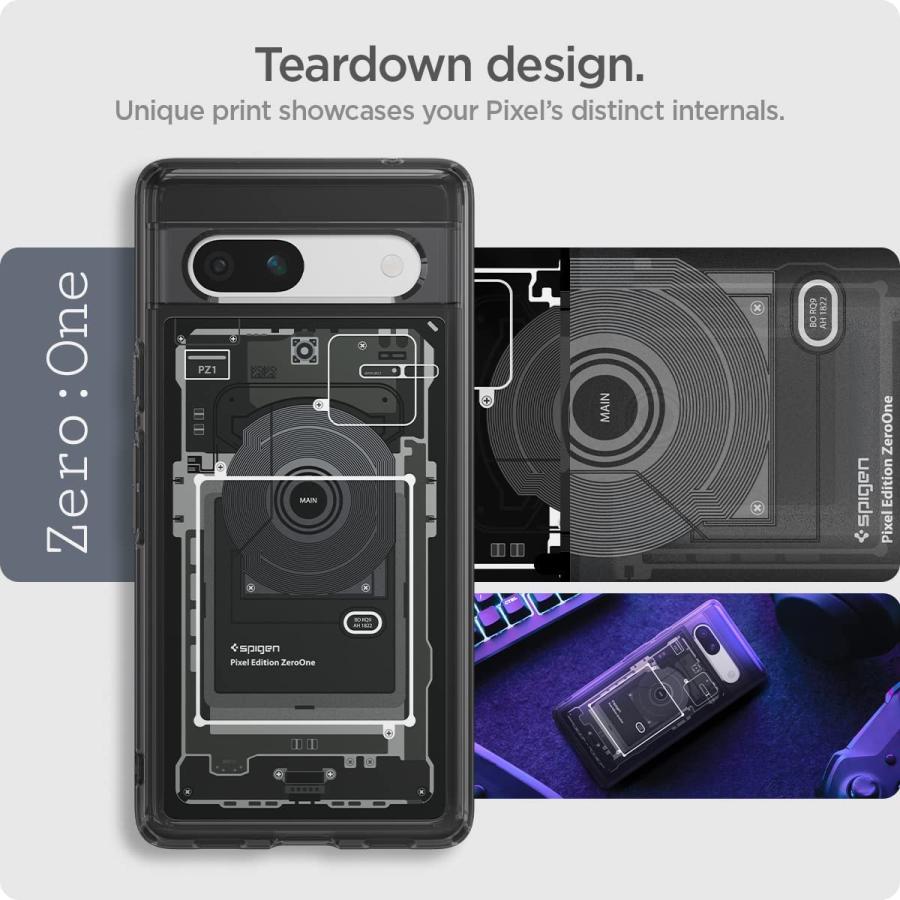 Pixel7a ケース 耐衝撃 ウルトラ・ハイブリッド ゼロ・ワン シュピゲン カメラ保護 Google グーグル ピクセル 7a カバー 米軍MIL規格取得 : JMEI - 通販 ...