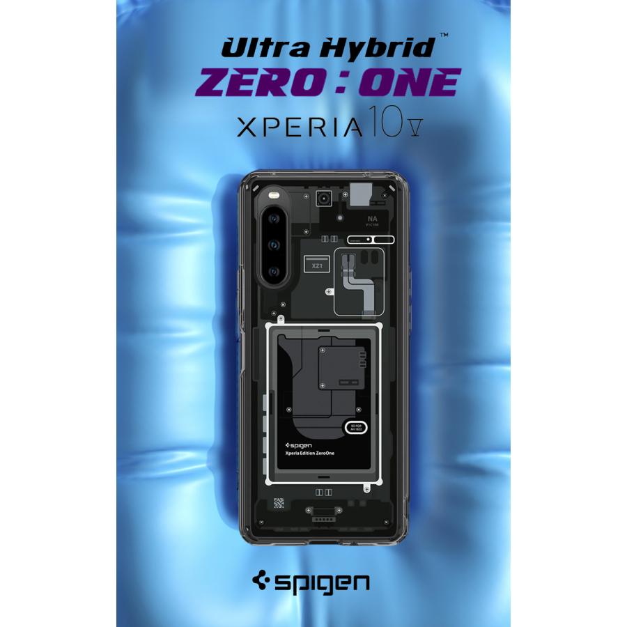 Xperia 10 V ケース 耐衝撃 TPU バンパー ウルトラハイブリッド ゼロ・ワン シュピゲン 米軍MIL規格 カメラ保護 Sony Xperia 10 V SO-52D SOG11 ...