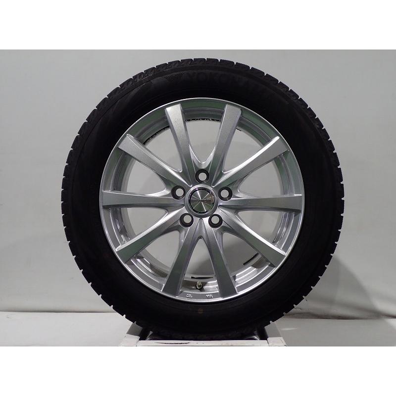 iceGUARD 中古 215/55R17 スタッドレスタイヤ ホイール 4本セット ヨコハマ アイスガードIG70 1770+39-5H114.3 ウェッズ ラブリオンRS01 17インチ ...