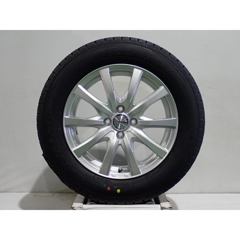 グッドイヤー（GOODYEAR） 195/65R16 スタッドレスタイヤ ホイール 4本セット アイスナビ7 1660+42-4H100 ...