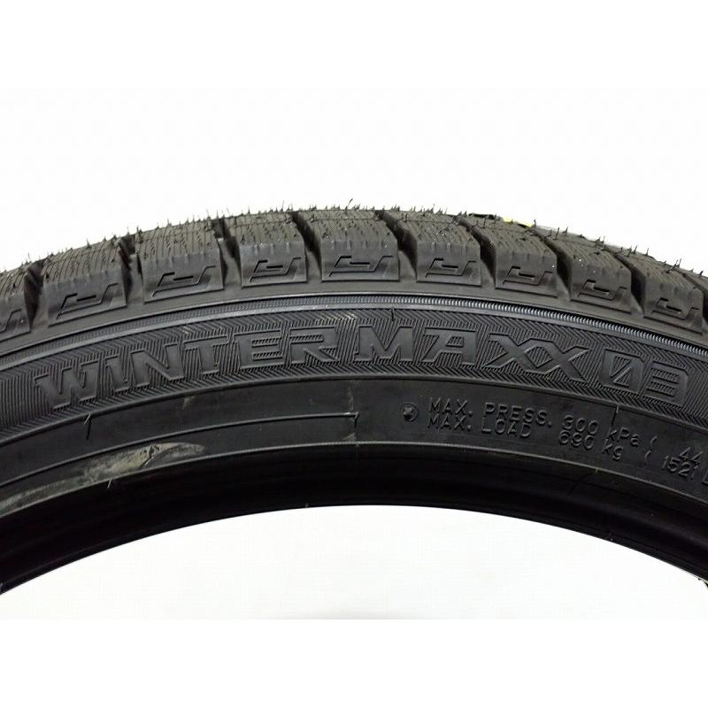 DUNLOP 225/45R21 スタッドレスタイヤ 4本セット ダンロップ ウインターマックスWM03 21インチ アウトレット 未使用 225/45-21 : ジェームス・リセールガレージ ...