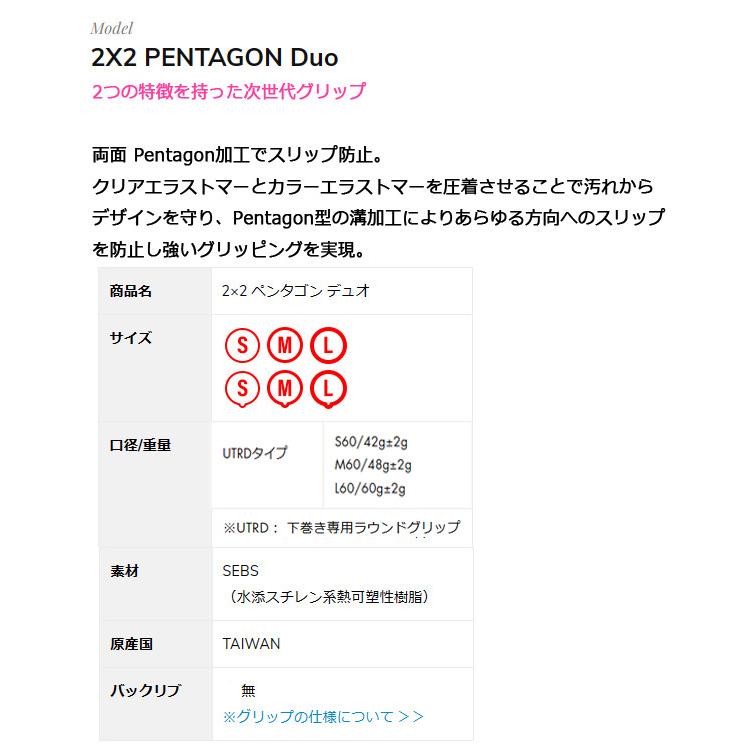 【2023年モデル】カデログリップ 2X2 ペンタゴン デュオ UTRDタイプ CADERO GRIP PENTAGON Duo ...