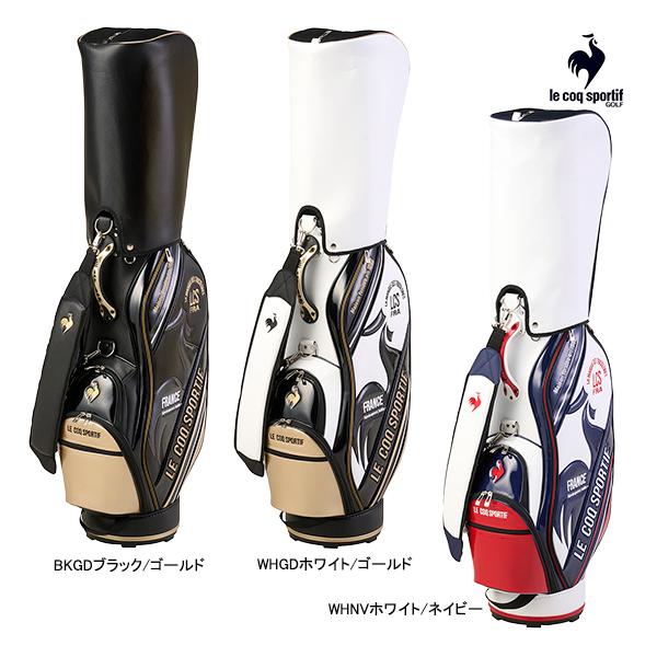le coq sportif GOLF ★新作 ルコック ゴルフ ビッグロゴデザイン キャディバッグ 大口径モデル (9.5型 ...