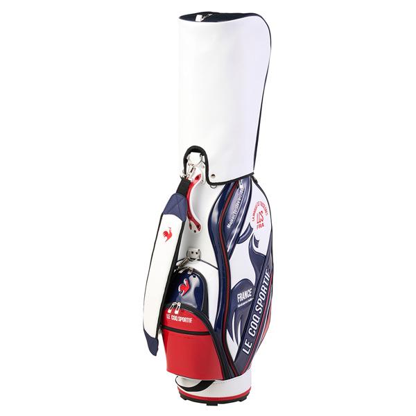 le coq sportif GOLF ★新作 ルコック ゴルフ ビッグロゴデザイン キャディバッグ 大口径モデル (9.5型 ...
