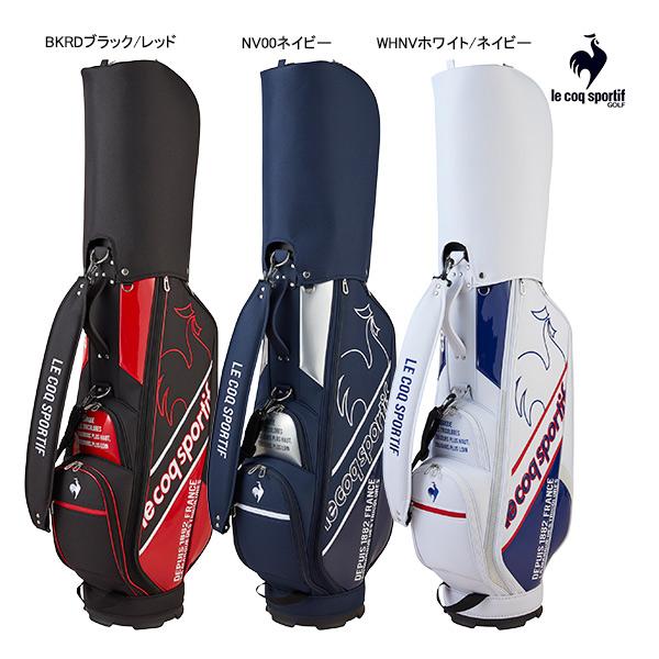 le coq sportif GOLF 新作 ルコック ゴルフ キャディバッグ LG5SCB05M シューズ収納可能フード採用 軽量キャディバッグ 9.0型 デサント スポーティー 25SSE ...