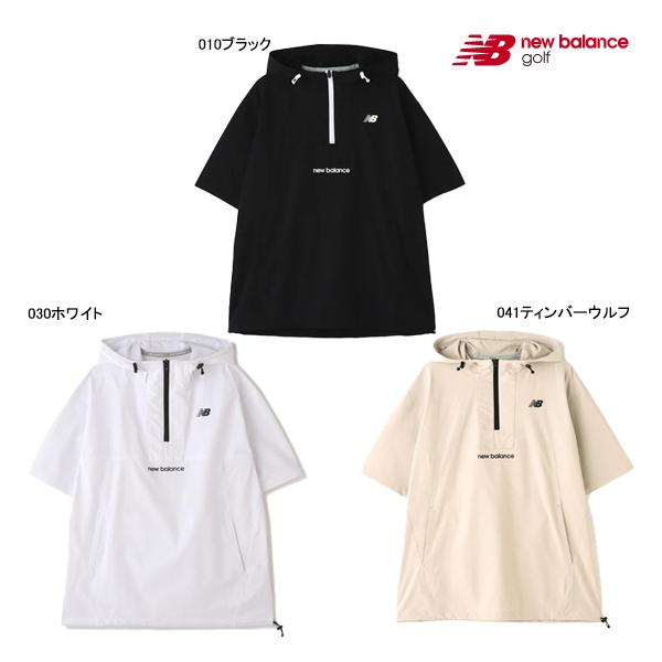 先行予約 新作 ニューバランス ゴルフ メンズ ウエア プルオーバー フーディ 012-5121001 ハーフジップ 半袖 new ...