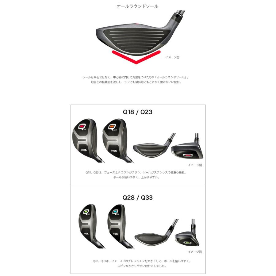 PRGR 【18年モデル】 プロギア Q(キュー) Q18/ Q23 フェアウェイウッド [REG オリジナル] カーボンシャフト FAIRWAYWOOD : Japan Net Golf ...