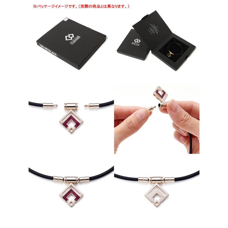 ColanTotte コラントッテ ABARO TAO ネックレス スリム アラン ミニ シャンパンゴールド/ルビーレッドラメ ...
