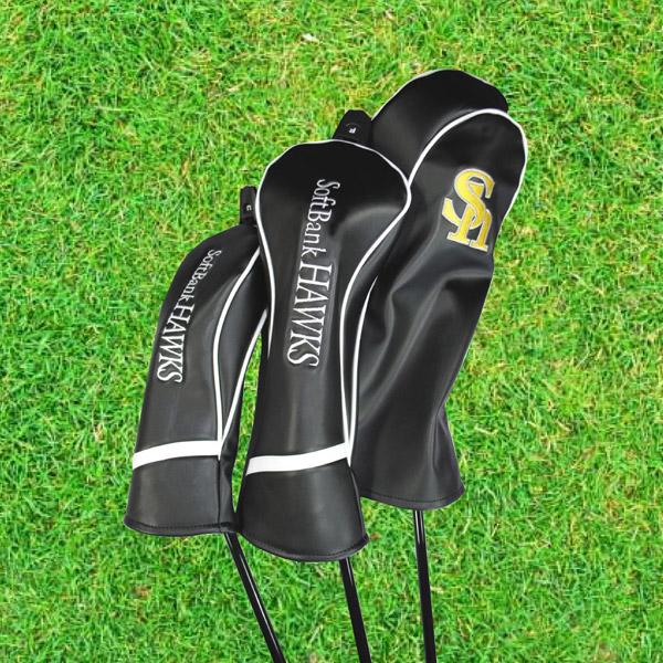 レザックス ゴルフ ソフトバンクホークス ヘッドカバー SBHC-3846 ドライバー用 DR ホワイト ブラック クラブ 保護 プロ野球 SoftBank HAWKS LEZAX 25ET ...