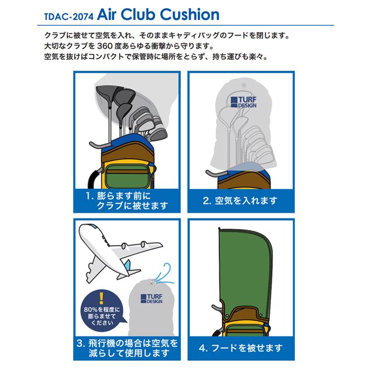 【23年継続モデル】ターフデザイン メンズ/レディース エアークラブクッション TDAC-2074 (UNISEX) TURF DESIGN : to-turf-tdac-2074 ...