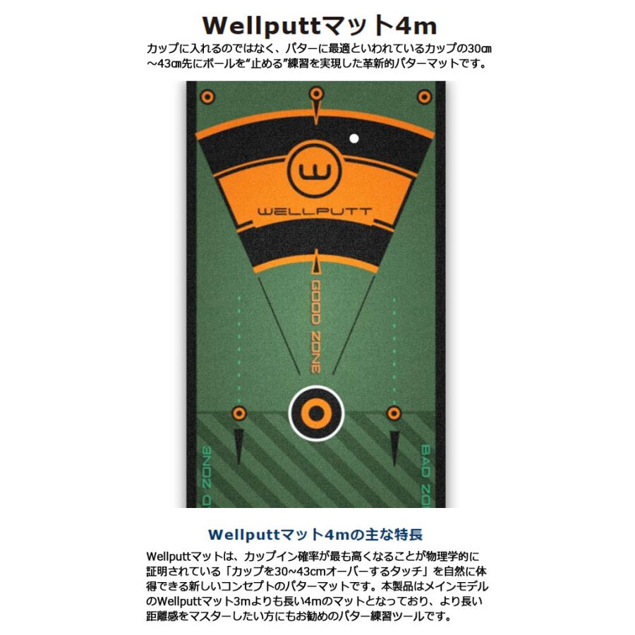 23年継続モデル】ウェルパット wellputt パターマット 4m 23年継続モデル】ウェルパット wellputt パターマット 4m