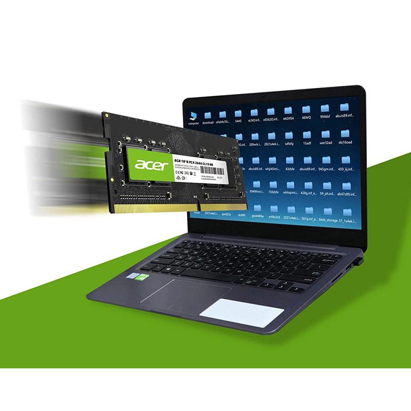 acer AcerノートPC用メモリ PC4-21300(DDR4-2666) 16GB(8GBx2枚) DDR4 DRAM SODIMM SD100-8GB-2666-1R8 永久保証 正規 ...
