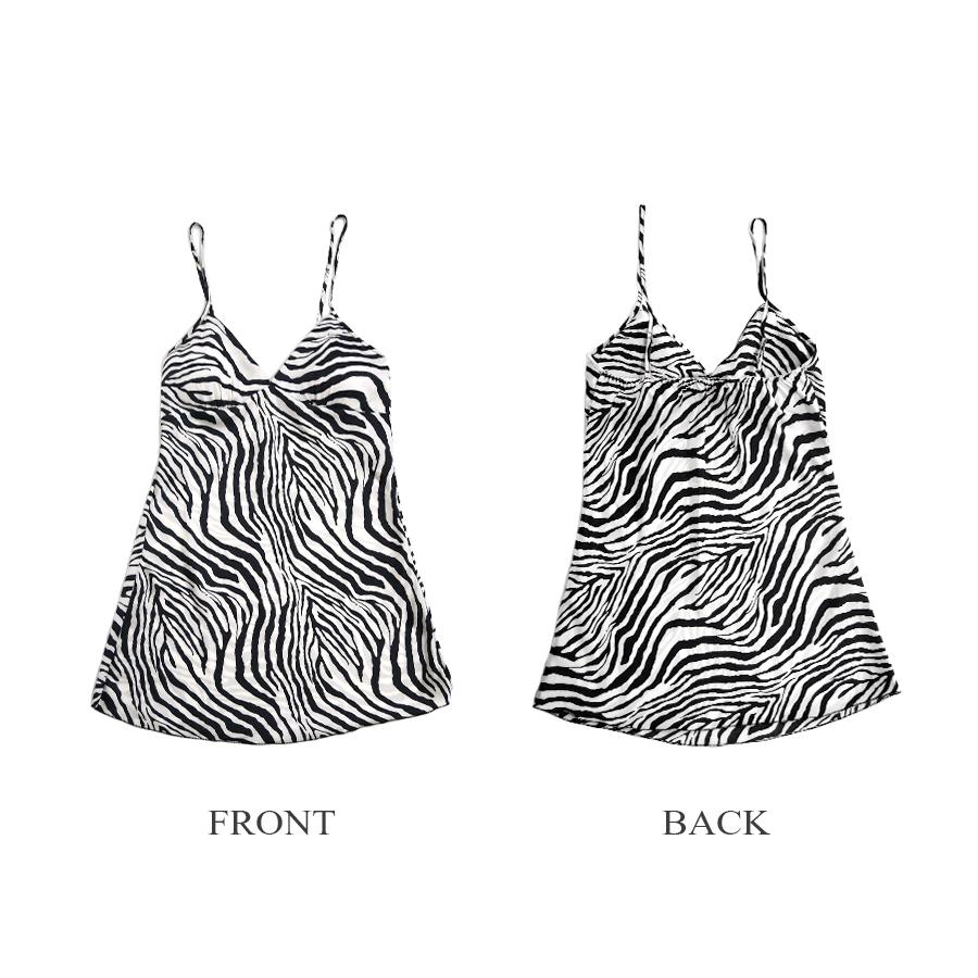 ルームウェア パジャマ 部屋着 キャミソールワンピース セクシーランジェリー ベビードール ブラック 柄物 アニマル ゼブラ柄 M L JOCOSA 6207 : JOCOSA Yahoo ...