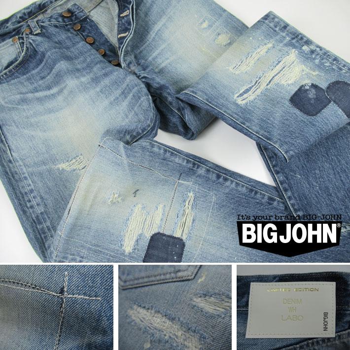 BIGJOHN DENIM WASH LABO M114J 60s Vintage Remake TAPERED FIT : bigjohn-m114j-344r : カジュアルショップ ...