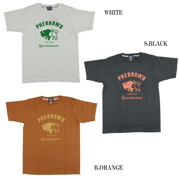Pherrow's PHERROW'S フェローズ プリント 半袖 Tシャツ 25S-PT2 : カジュアルショップ JOE - 通販 - Yahoo!ショッピング
