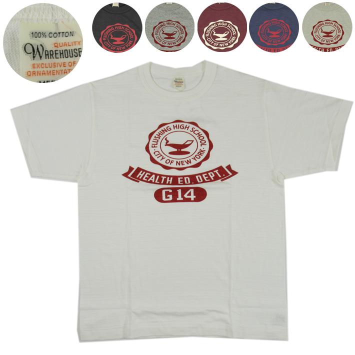 WAREHOUSE ウエアハウス Lot.4601 Tシャツ FLUSHING : カジュアルショップ JOE - 通販 - Yahoo!ショッピング