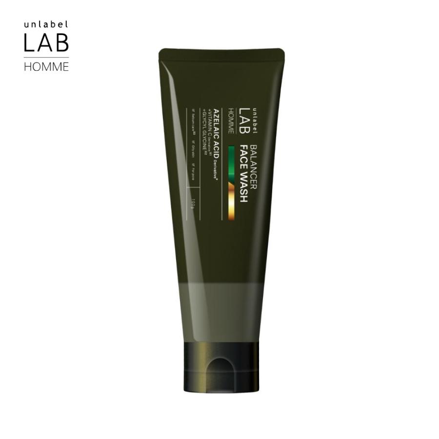 unlabel LAB アンレーベルオム AZ バランサー フェイスウォッシュ 100g アンレーベルラボ lab 洗顔 メンズ スキンケア ...