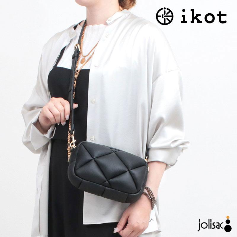 ikot IKOT ショルダー レザーキルティング 124307 本革 正規品 : バッグと財布の通販サイトjolisac - 通販 - Yahoo!ショッピング