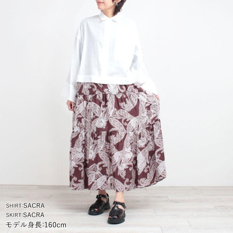 SACRA(ファッション) SACRA サクラ スカート OVERLAP PAISLEY SACRA(ファッション) SACRA サクラ スカート OVERLAP PAISLEY