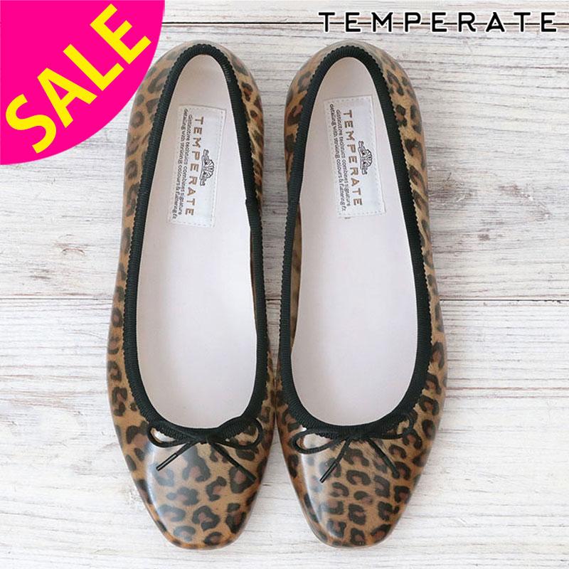SALE 30%OFF テンパレイト スクエアトゥ パンプス TEMPERATE レインシューズ 防水 レオパード EMMA PVC : temperate-emmaleo : バッグと財布の ...