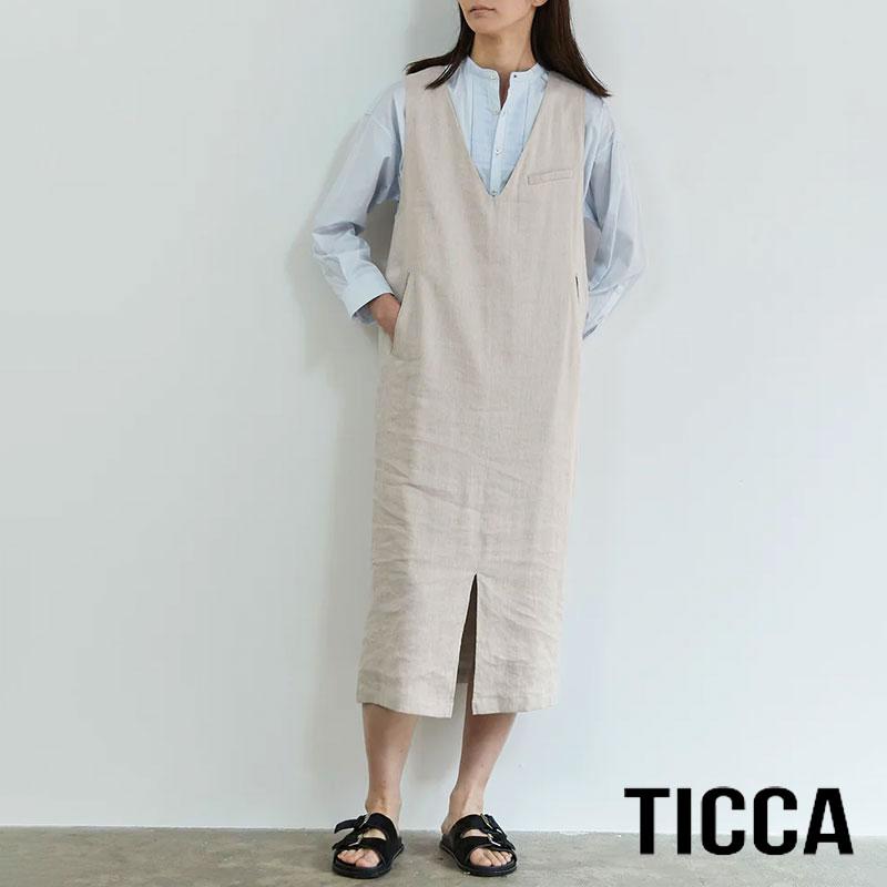 TICCA ティッカ 正規品 リネンヴィスコースジャンパースカート レディース ワンピース TBDS-154 : ticca-tbds154 : バッグと財布の通販サイトjolisac ...