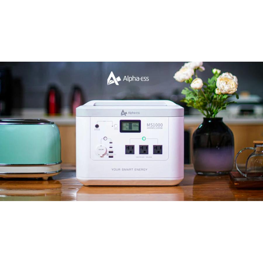 「新生活防災グッズ」【ポータブル電源】AlphaESS 社製 MINI SMILE 1000 停電・災害対策必須アイテム 防災 アウトドア 蓄電池 バッテリー 1000W ...
