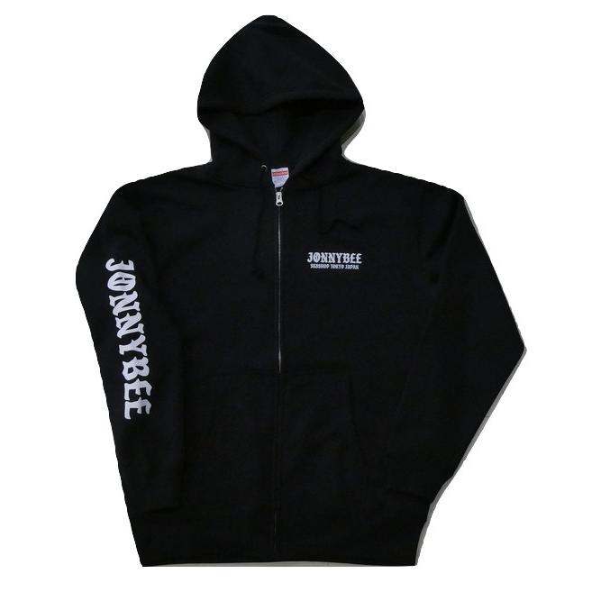 JONNY BEE ジョニービー JB021-OE オリジナル OLD ENGLISH オールドイングリッシュロゴ ZIP ジッパーフード ...