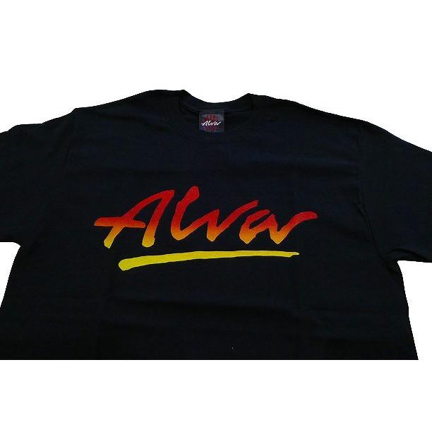 ALVA トニーアルバ TONY ALVA O.G FADE LOGO オリジナル フェードロゴ Tシャツ ブラック 黒xグラデーション ...