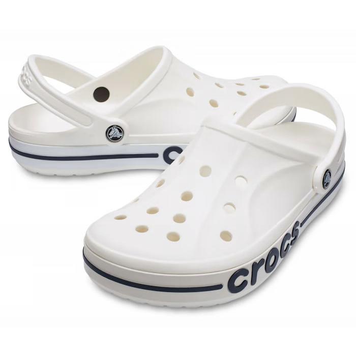 crocs CROCS BAYABAND CLOG(White / Navy・サイズ：M6/ W8(24.0cm)) 返品種別A : Joshin web - 通販 - Yahoo!ショッピング