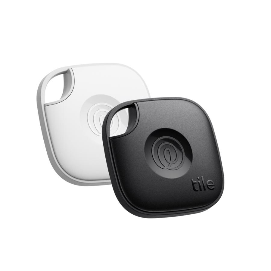 Tile Life360 Mate 2024 (タイルメイト) 2個パック/ 電池交換不可(ブラック＆ホワイト) スマートトラッカー RE ...
